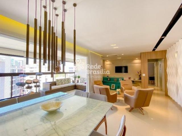 Quadra 207, Residencial Refinatto, vista livre, 3 suítes, varanda gourmet, 3 vagas Águas Claras