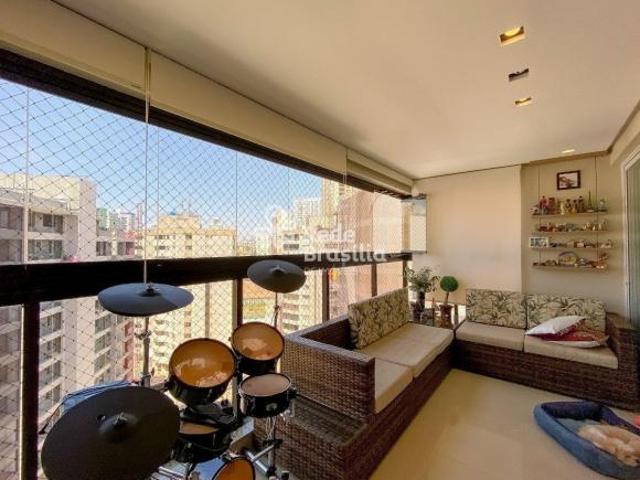 Quadra 207, Residencial Refinatto, vista livre, 3 suítes, varanda gourmet, 3 vagas Águas Claras