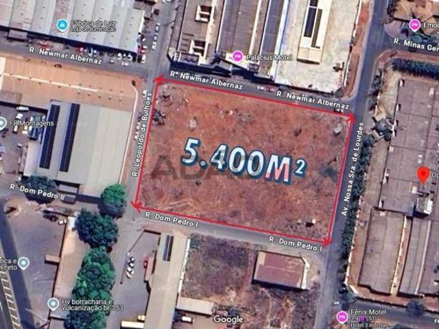 Quadra 5.400m² Vila Santa Aparecida de Goiânia Lote à Venda, 5408.00 por R$ 5000000.00 no setor