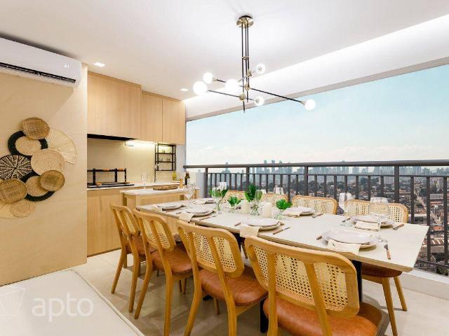 Quadra Diálogo Home Club | Apartamentos de 3 quartos com 98 m² | Avenida Vila Ema, Vila Ema