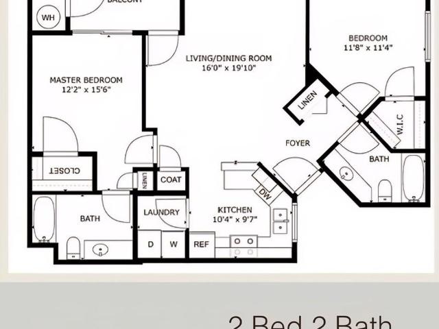 Quail Ridge Apartments 2 Bedroom Apartment for Rent at 251 N Roadrunner Pkwy, Las Cruces, NM 88011