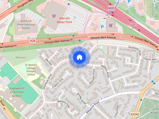 Quantock Drive, Ashford, Kent, TN24