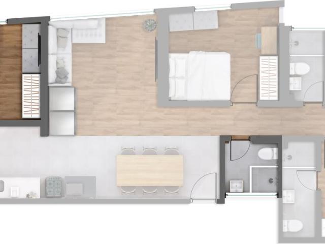 Quarto com banheiro exclusivo | Metrô Brigadeiro