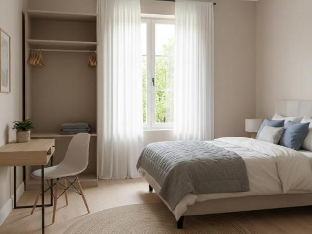 Quarto Completo em Apartamento Mobiliado