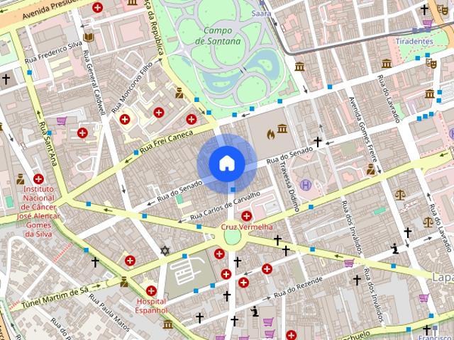 Quarto amplo para homens solteiros Centro do Rio