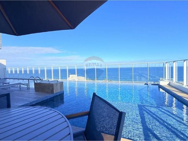 Quarto e sala com varanda e suíte, 8º andar, vista dunas, rooftop com piscina, 46m² – R$3.900 com as taxas PEDRA DO SAL ITAPUÃ