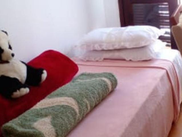 Quarto individual com varanda