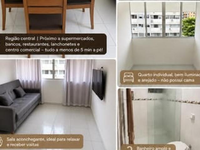 Quarto individual para mulheres Centro Florianópolis