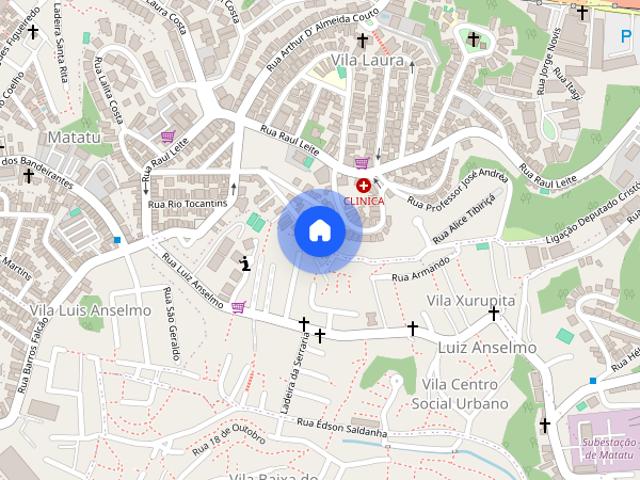 Quarto Mobiliado com Banheiro Privativo