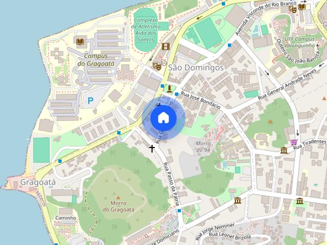 Quarto Mobiliado São Domingos R$ 1.100 p/mes UFF Gragoatá Tudo Incluso