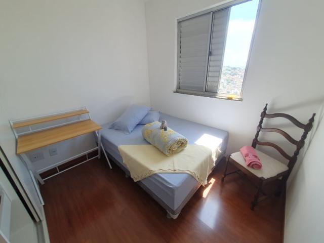 Quarto uma pessoa, garagem, piscina, academia