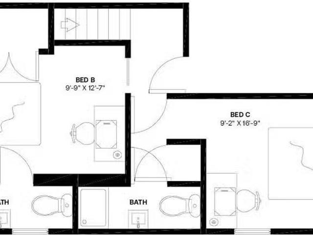 Queen bedroom in 4 bed/3 bath home in South Harlem #608 B 161.