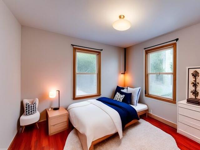 Queen bedroom in 5 bed/1 bath home in Somerville #1343 A