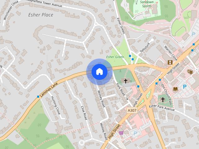 Queens Close, Lammas Lane, Esher, Surrey, KT10