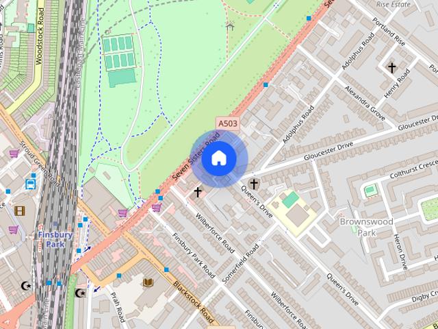 Queen's Dr, Finsbury Park, London, N4