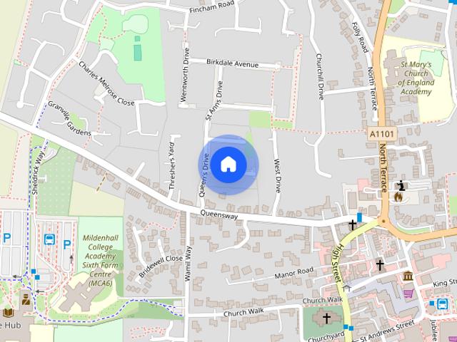 Queens Drive, Mildenhall, Bury St. Edmunds, Suffolk, IP28