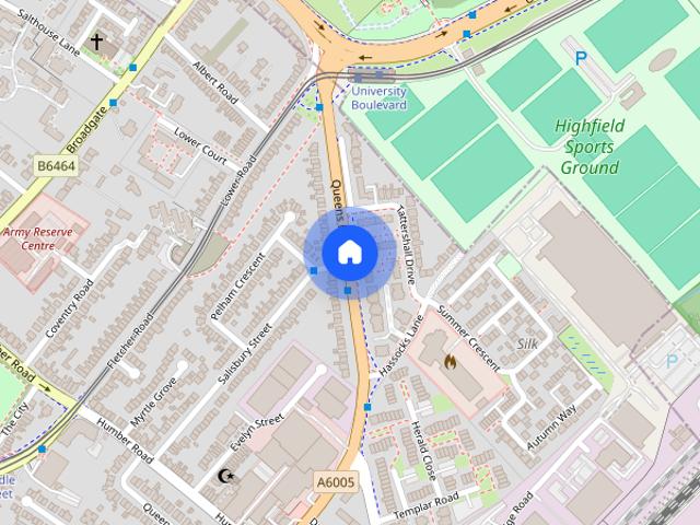 Queens Road, Beeston, Nottingham, Nottinghamshire, NG9