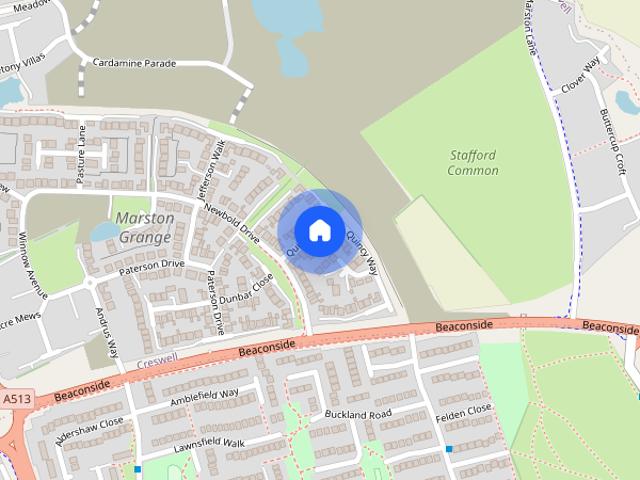 Quincy Way, Stafford, Staffordshire, ST16 1WD