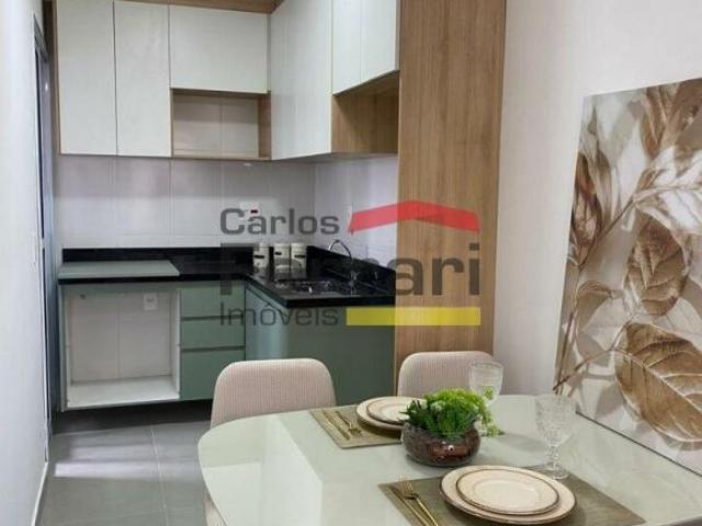R$385 Mil Apto novo de 35,30m² 02 dorm.  sala  coz.  banheiro  elevador  01 vaga na Vila Aurora!
