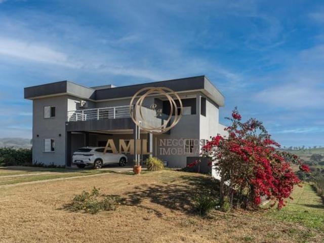 RA AMIL VENDE Casa Condomínio Terras de Santa Mariana, 4 Suítes, Piscina, 565m²A/C, Caçapava