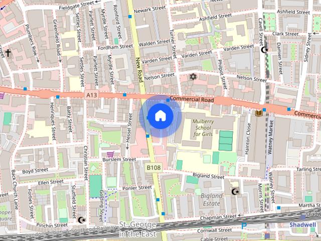 Rampart Street, Aldgate East, London, E1