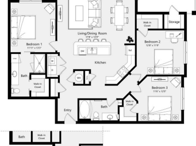 Ranch Creek Living 3 Bedroom Apartment for Rent at 16532 Bandera Rd, Helotes, TX 78023