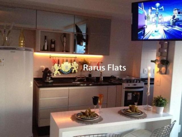 Rarus Flats Flat para venda no Brooklin Edifício Code Berrini
