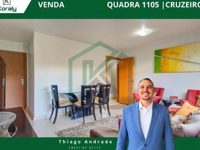 RARIDADE Apartamento 3 quartos, sendo 1 suíte, 2 vagas de garagem e elevador Cruzeiro Novo