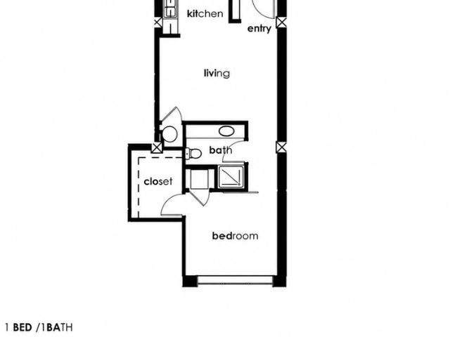Raven Place 1 Bedroom Apartment for Rent at 1710 E Broad St, Richmond, VA 23223 Upper Shockoe Valley