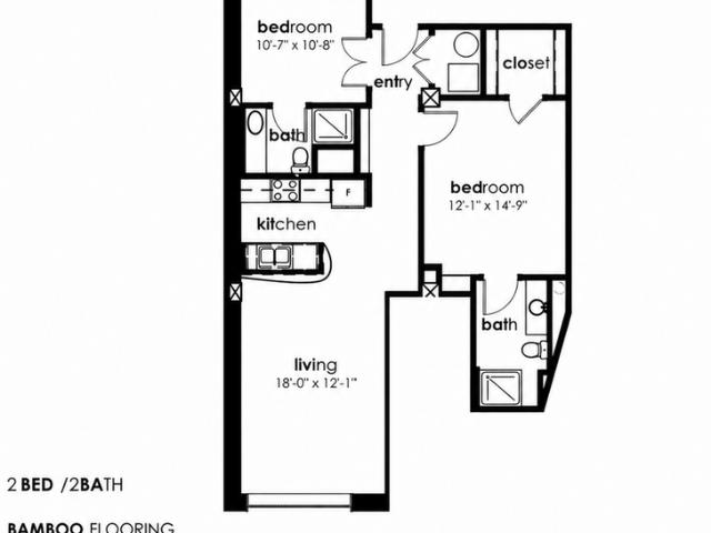 Raven Place 2 Bedroom Apartment for Rent at 1710 E Broad St, Richmond, VA 23223 Upper Shockoe Valley