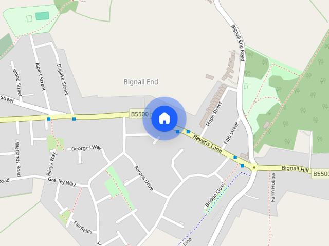 Ravens Lane, Bignall End, Stoke on Trent, Staffordshire, ST7