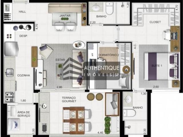RG OSCAR MORUMBI Apartamento à venda no bairro Vila Suzana São Paulo/SP, Zona Sul