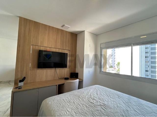 REMAX Aluga Apartamento Studio MOBILIADO de 1 Quarto, 1 Suíte, 1 Vaga R$4500,00 Cambuí, Campinas/SP