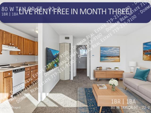 RENT FREE IN MONTH THREE Taylor Apartments 1 bed/ 1 bath unit. Ground floor unit!