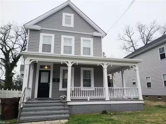 Rental, Duplex, Traditional Chesapeake, VA 1115 Park Ave #B