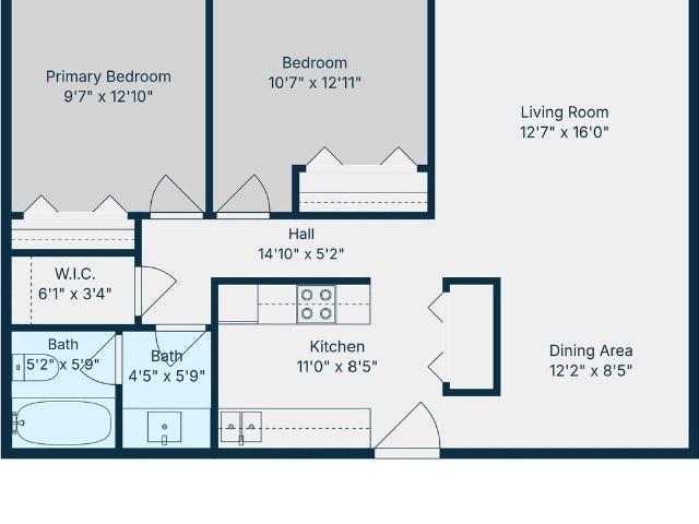 Renaissance #102 2 Bedroom Apartment for Rent at 720 W Michigan Ave, Jackson, MI 49201