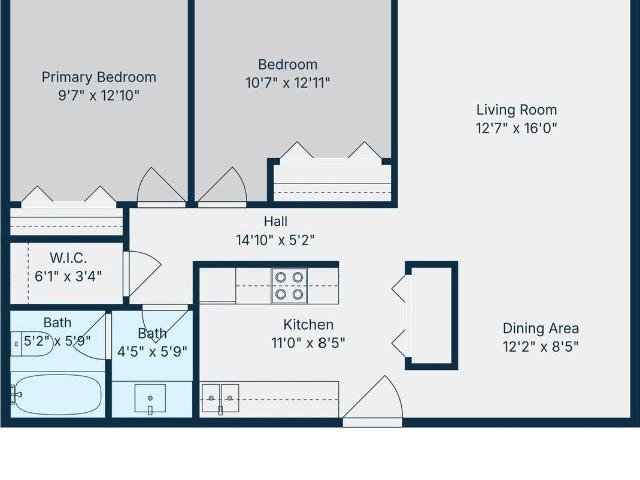 Renaissance Apartments A to Z Properties LLC 2 Bedroom Apartment for Rent at 720 W Michigan Ave, Jackson, MI 49201