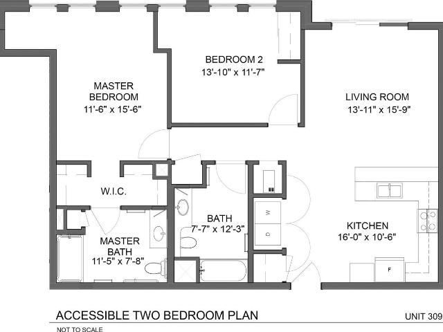 Renaissance on Main 2 Bedroom Apartment for Rent at 125 Main St, Williston, ND 58801