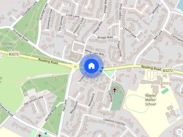 Reading Road, Yateley