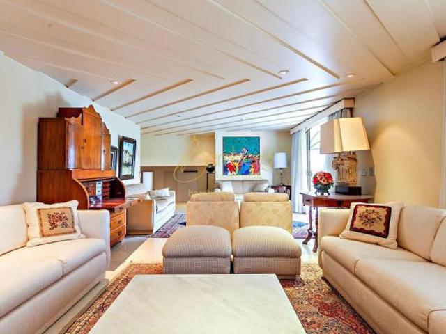Real Parque Cobertura duplex, rua fechada, piscina, Jardim, 476 m², 4 quartos/2 suítes,5 vagas