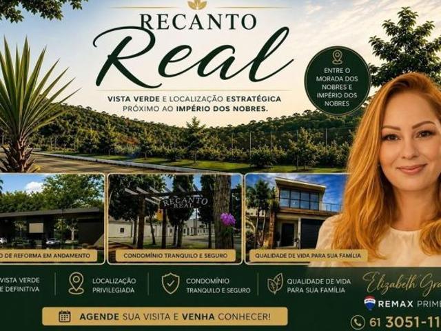 RECANTO REAL | Vista Verde e Localização Estratégica Próximo ao IMPÉRIO DOS NOBRES