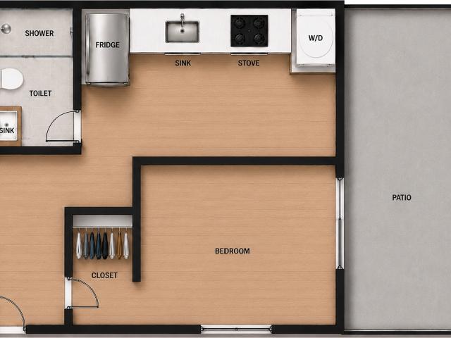 Redwood Creek Villas Studio Apartment for Rent at 5312 D Avilla Way, El Sobrante, CA 94803