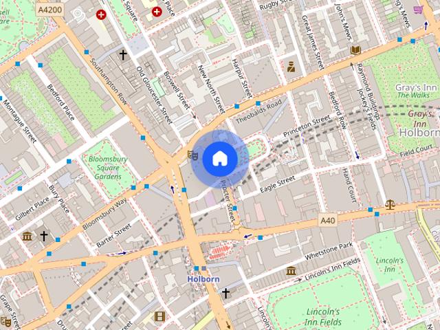 Red Lion Square, Bloomsbury, London, WC1R