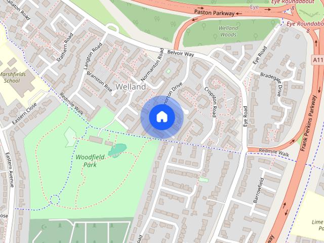 Redmile Walk, Peterborough, PE1