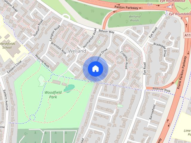 Redmile Walk, Welland, Peterborough