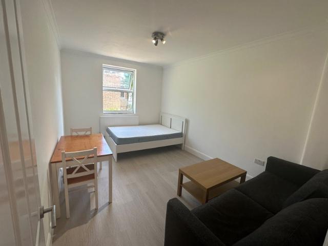 Refurbished studio flat with separate kitchen