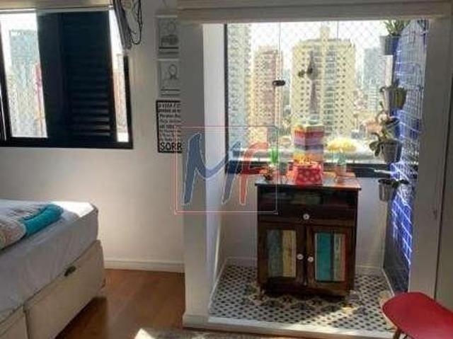REF: 15.097 Lindo apto com 75 m² a.c V. Azevedo, 3 quartos 1 suíte, sala ampliada revertível