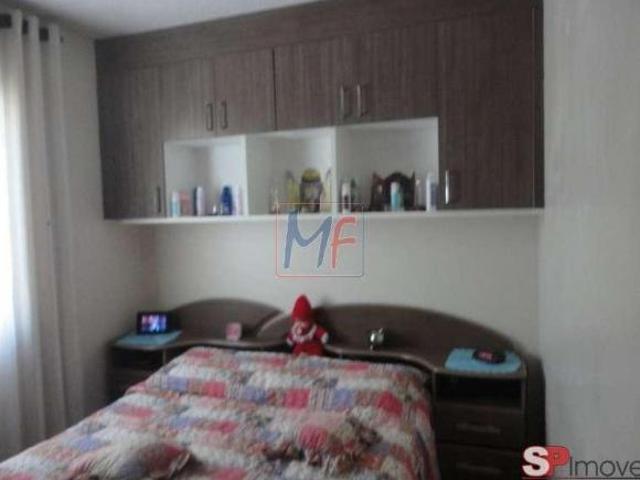 REF: 15.137 Lindo apartamento na Vila Talarico, 57 m² a.u 3 quartos, sala, sacada, cozinha com