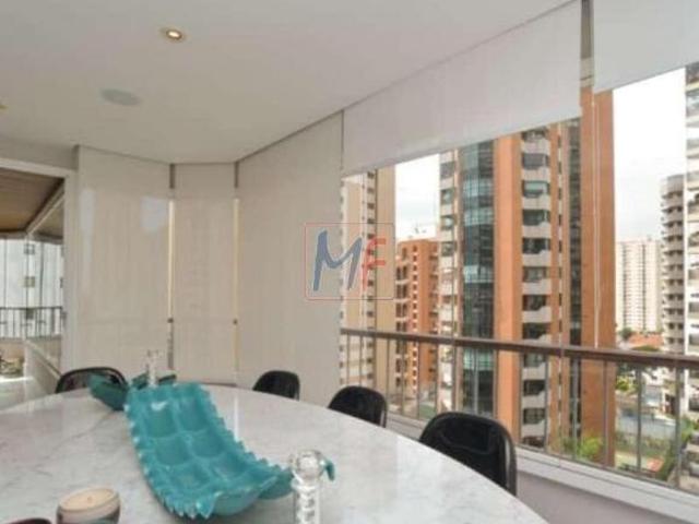 REF 15.957 Lindo apartamento no Tatuapé,330 m² a.u 4 suítes, closet, salas, varanda, rouparia