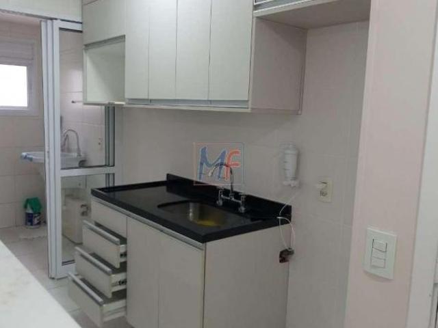 REF 16.175 Lindo apto, 54 m²a.u Vila Regente Feijó com 1 quarto, sala, cozinha, sacada gourmet